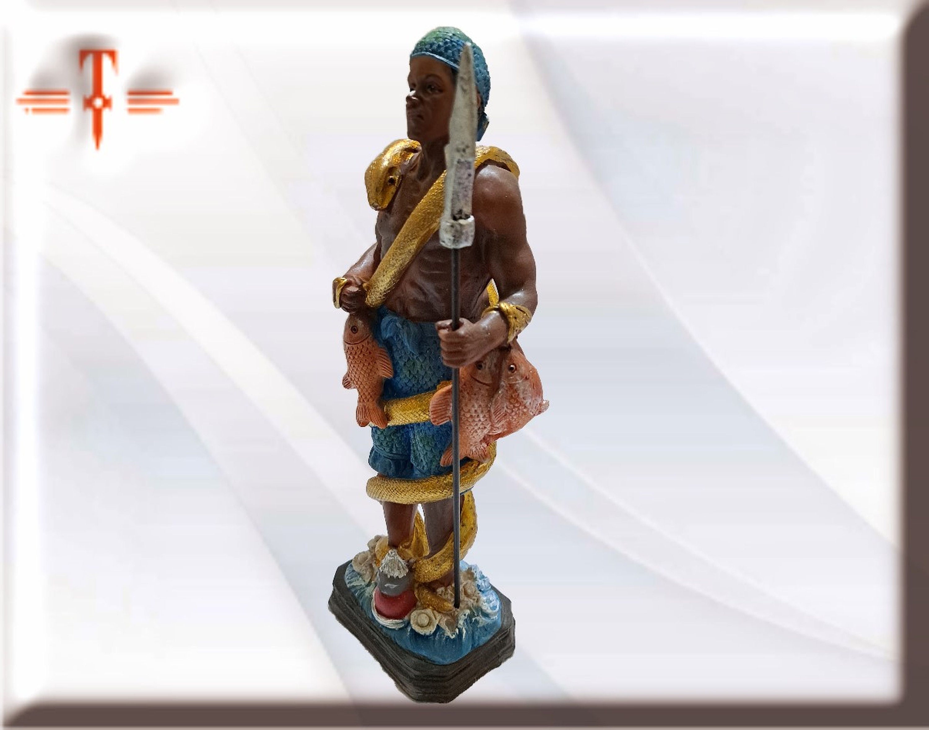 Figura Orisha Inlé santería Palo Mayombe - Etsy España