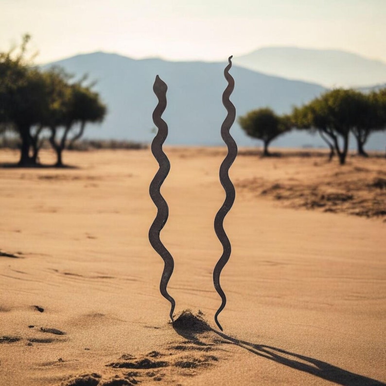 30cm Metal Snake, Iron Tool to Reinforce Ngangas, Voduns, and African ...