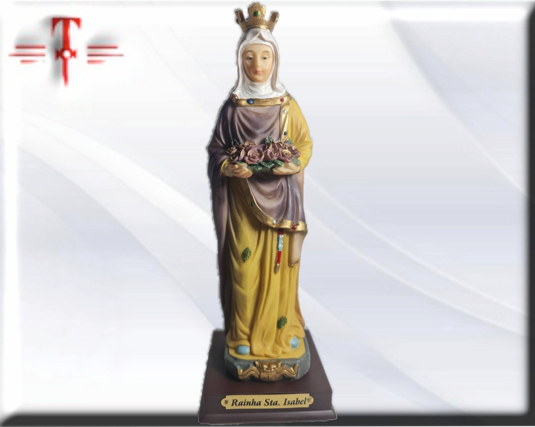 Figure Statue Queen Saint Elizabeth, Saints and Catholic Virgins ...