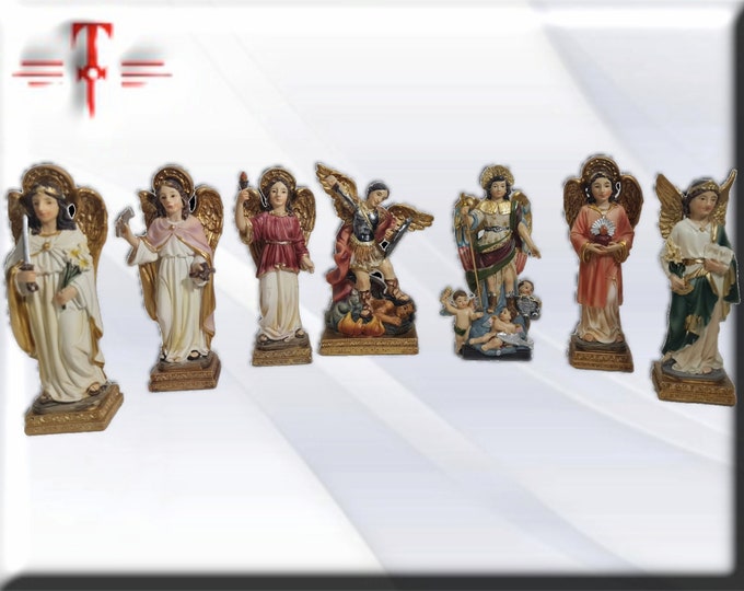 Set 7 Archangels, Archangels 12 Cm Catholic Angels - Etsy