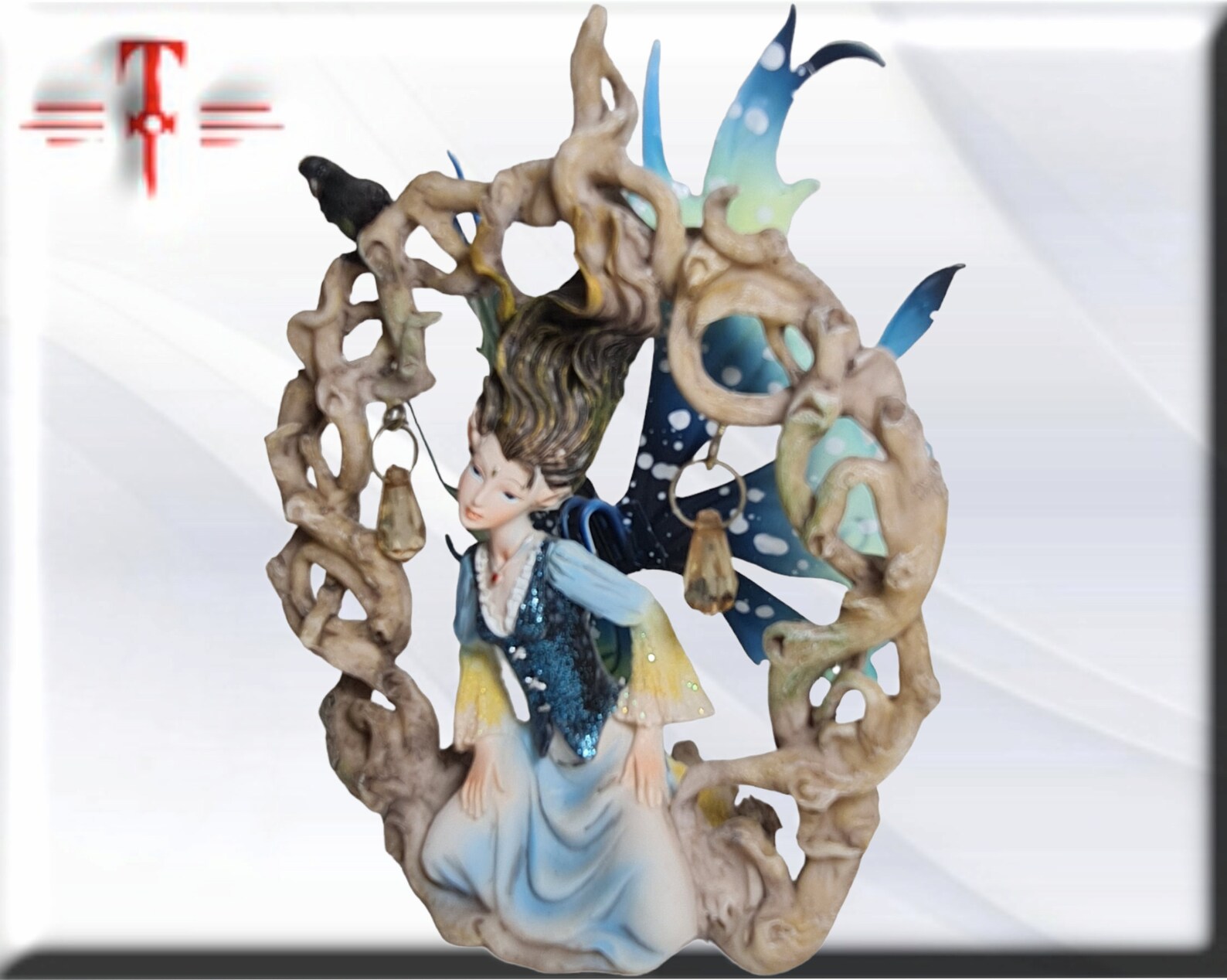 Figure Statue of Nymph With Wings Fantasy World - Etsy