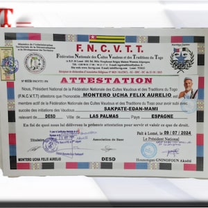 Chameleon Protection Amulet, African Art, Voodoo Secrets, Original ...