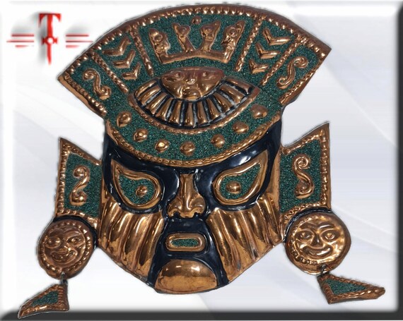 Aztec Sun God Mask