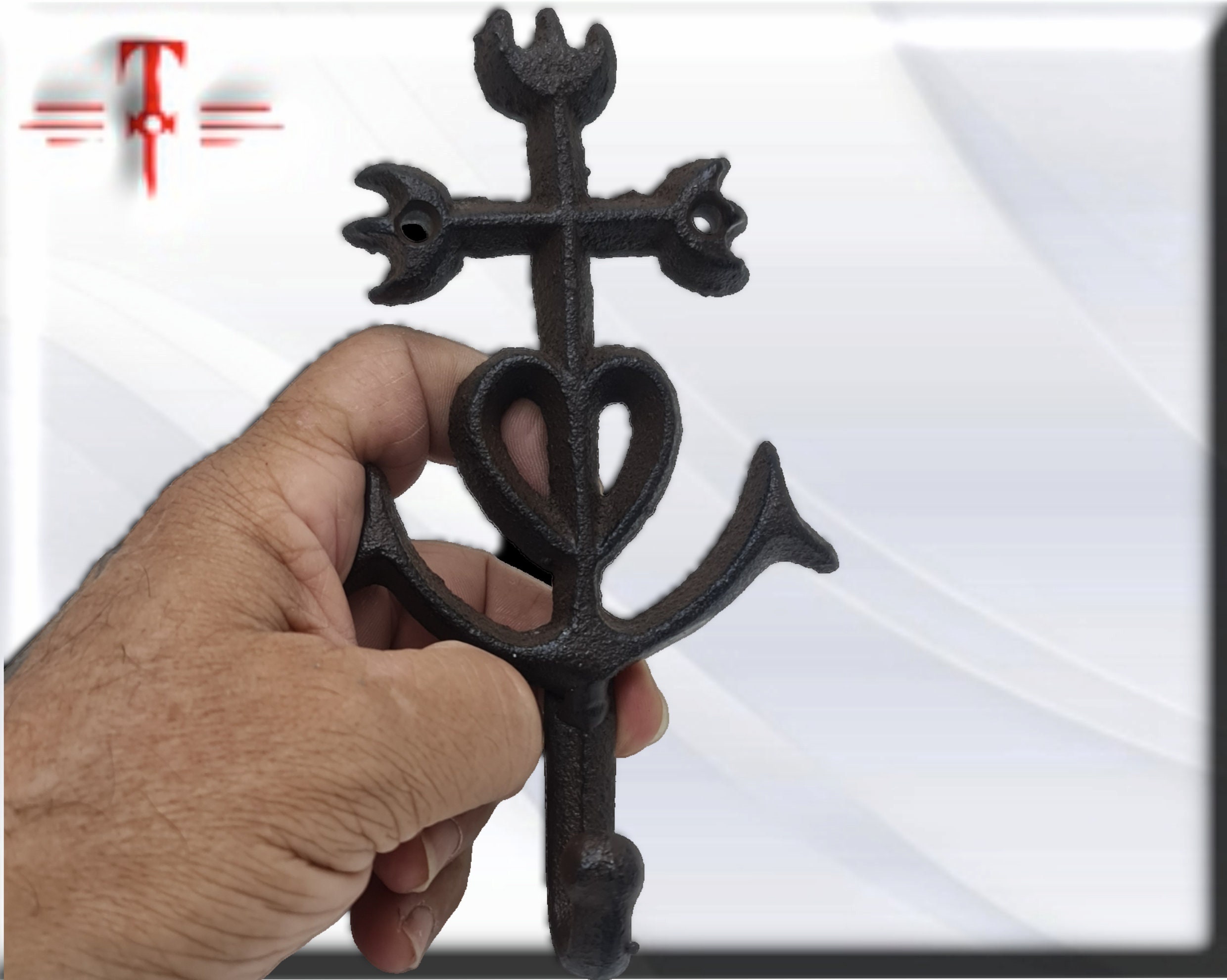 Pomba Gira Iron Symbol, Hanger, Candomblé, Kimbisa, Umbanda, Handmade ...