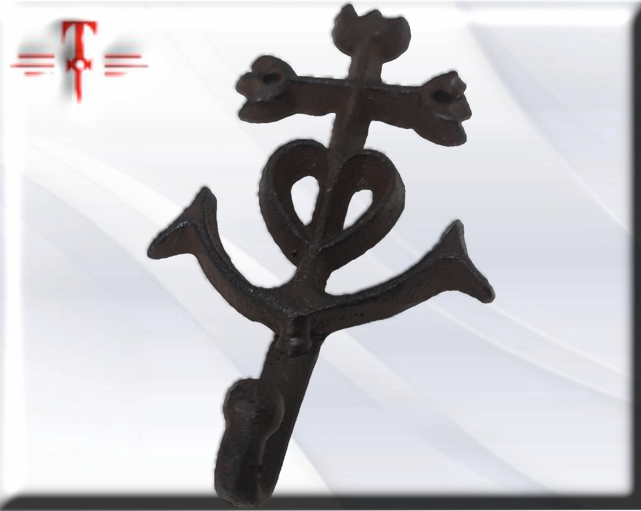 Pomba Gira Iron Symbol, Hanger, Candomblé, Kimbisa, Umbanda, Handmade ...