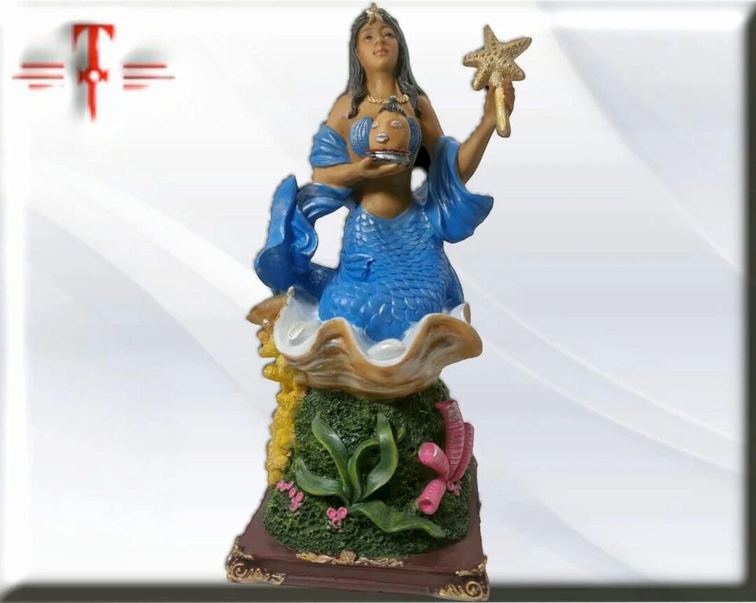 Orisha Yemaya in Shell, Goddess of the Sea, Santeria - Etsy