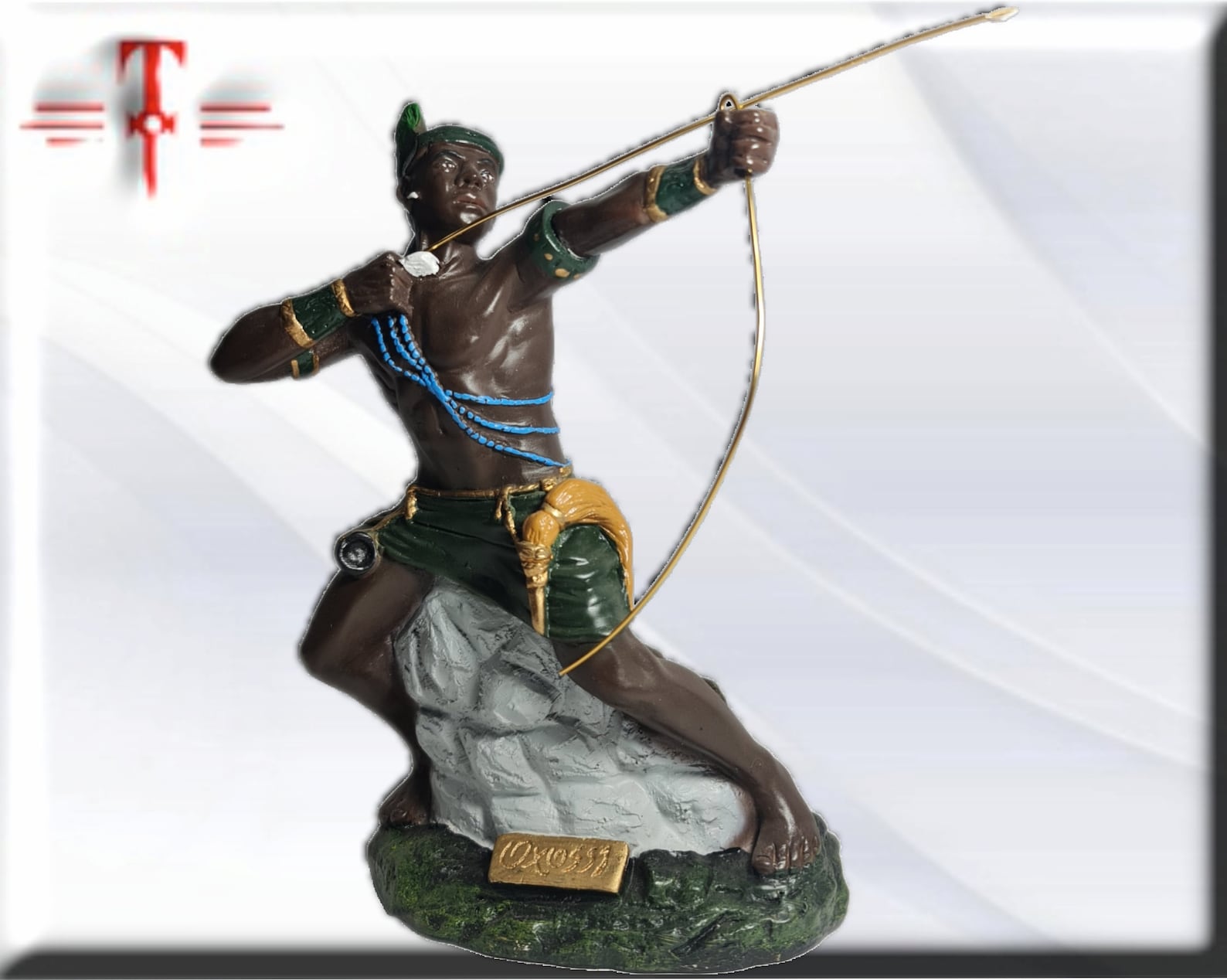 Statue Orisha Orixa Oxossi Santeria Palo Mayombe - Etsy