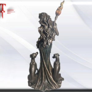 Sculpture Statue Goddess Hecate With Dogs Greek Mythology - Etsy