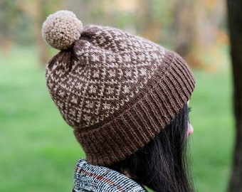 Norwegian Hat Knitting Pattern - Etsy