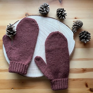 Easy Mittens • Knitted Mittens • Knitting Pattern - Etsy