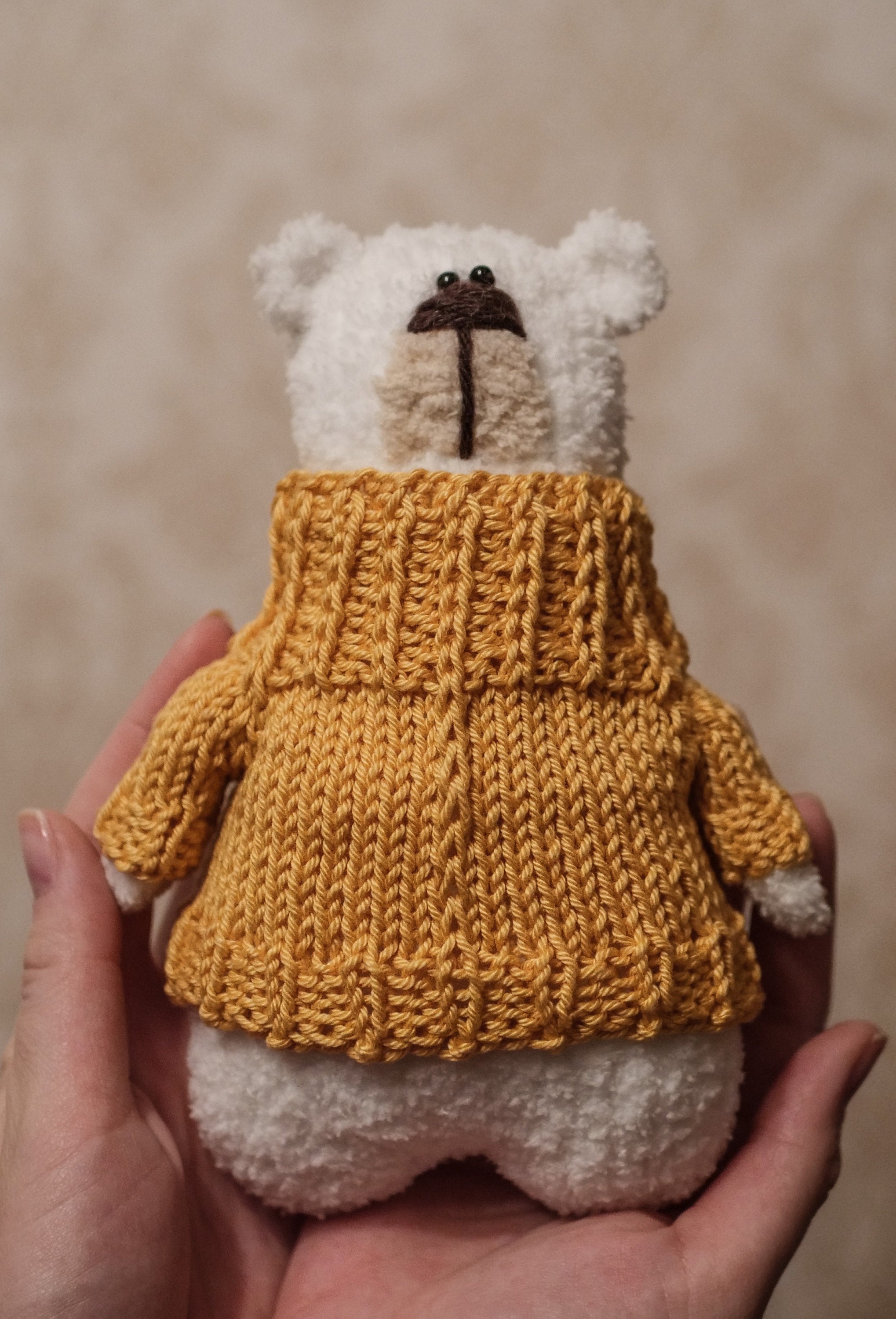 Teddy Bear Knitting Pattern: Mishka in Sweater (PDF) - Etsy