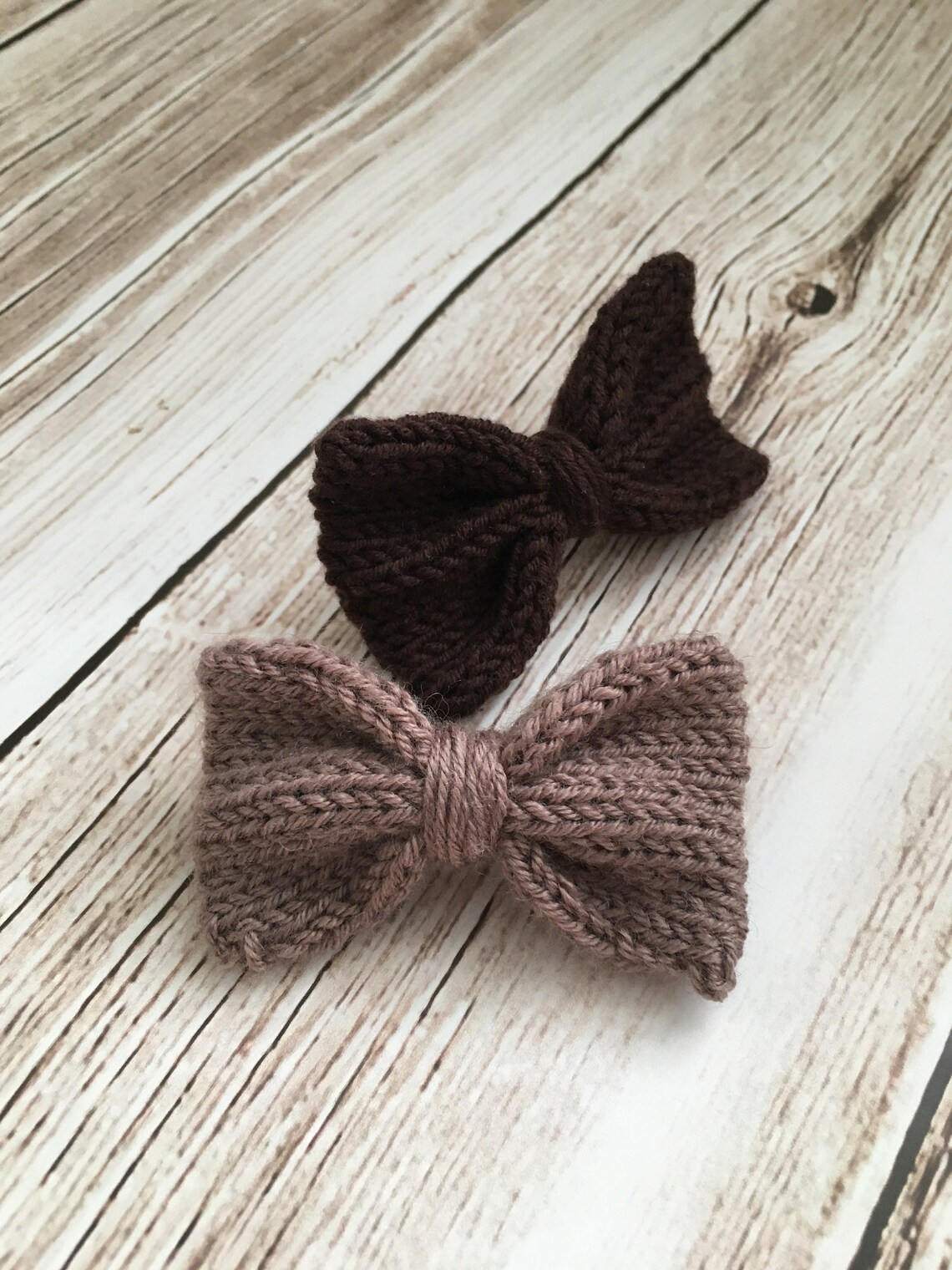 Knitting Pattern Bow Hair Accessory, Easy Knit Pattern for Beginners - Etsy