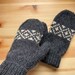 Hand Knitted Mittens • Norwegian Design • Hygge Mittens - Etsy
