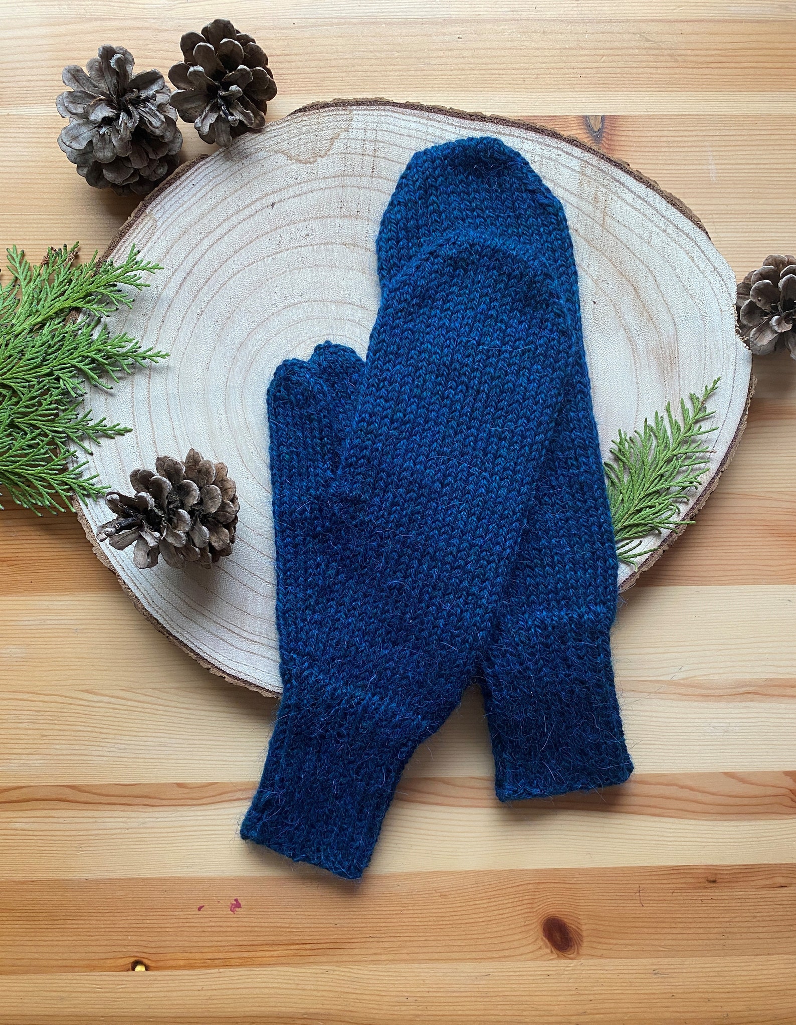 Easy Mittens Knitted Mittens Knitting Pattern - Etsy