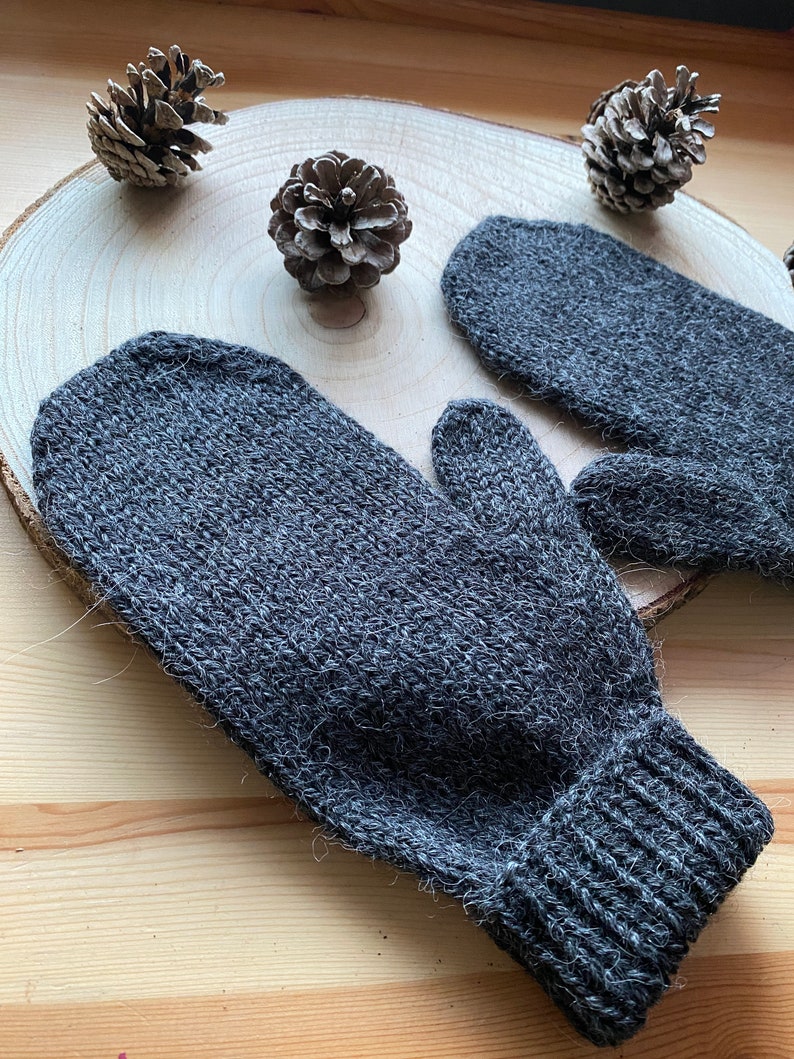 Easy Mittens Knitted Mittens Knitting Pattern - Etsy