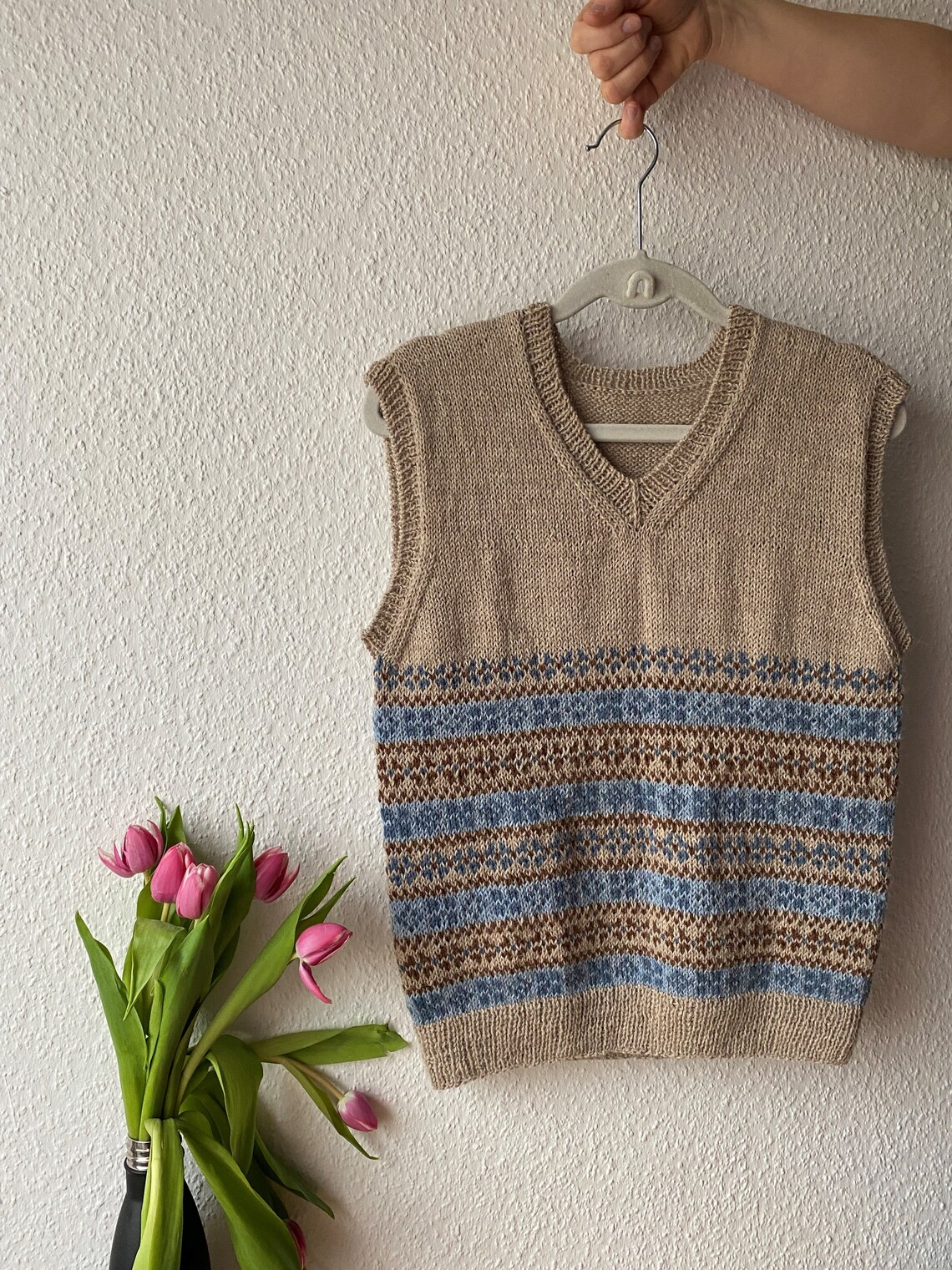 Floki Fair Isle Vest • Knitting Pattern - Etsy