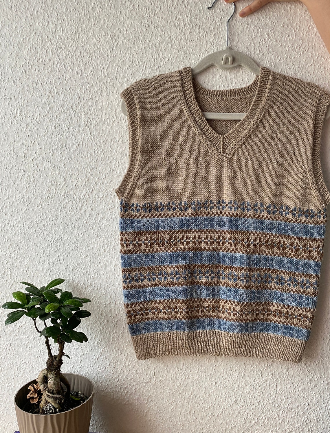 Floki Fair Isle Vest Knitting Pattern - Etsy