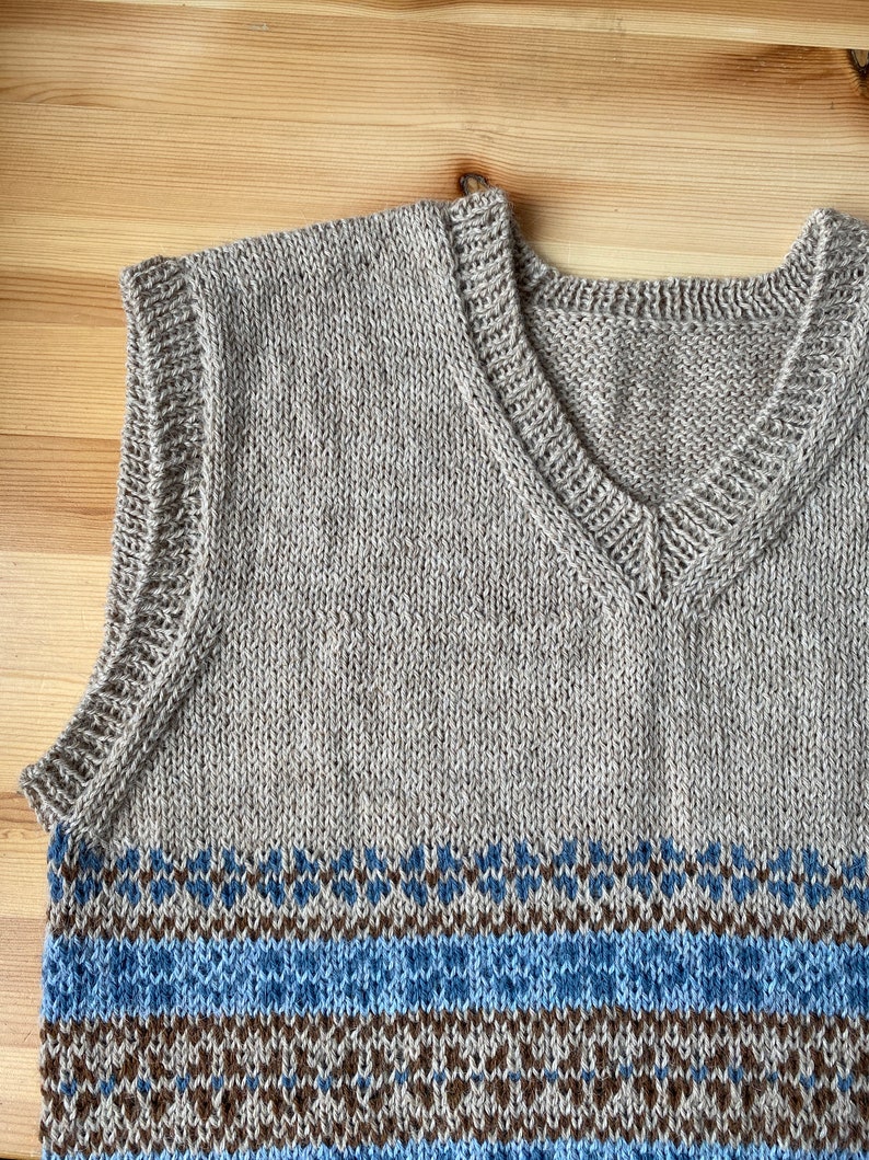 Men's Fair Isle Vest Knitting Pattern at Betty Mcclusky blog