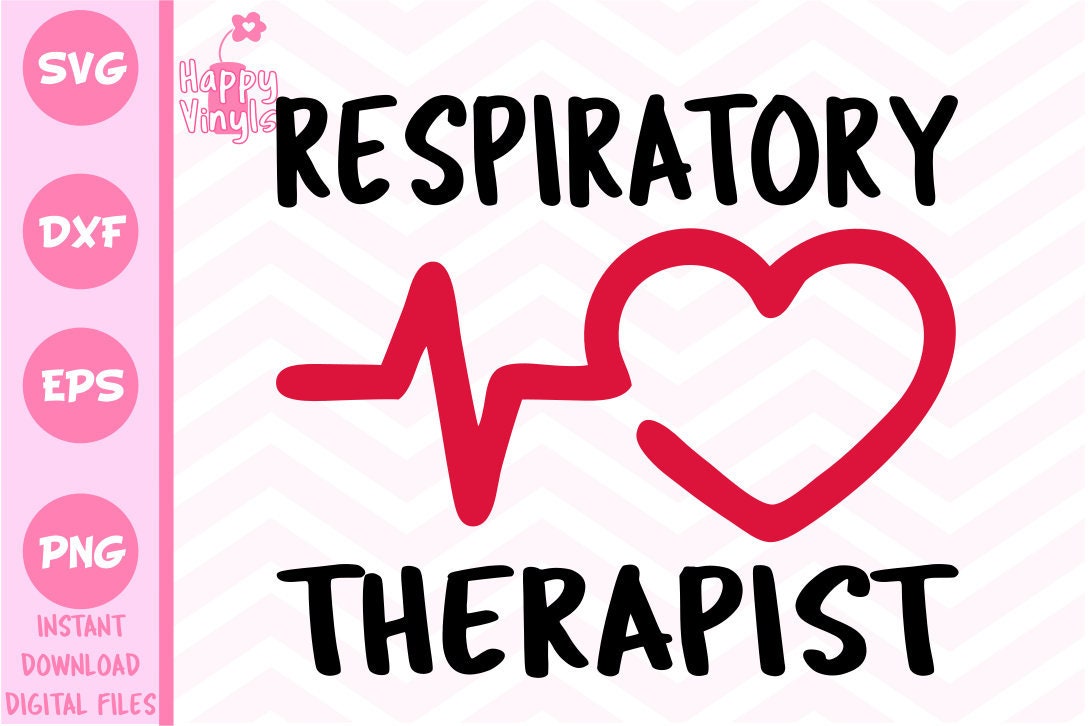 Respiratory Therapist SVG RRT SVG Registered Respiratory - Etsy