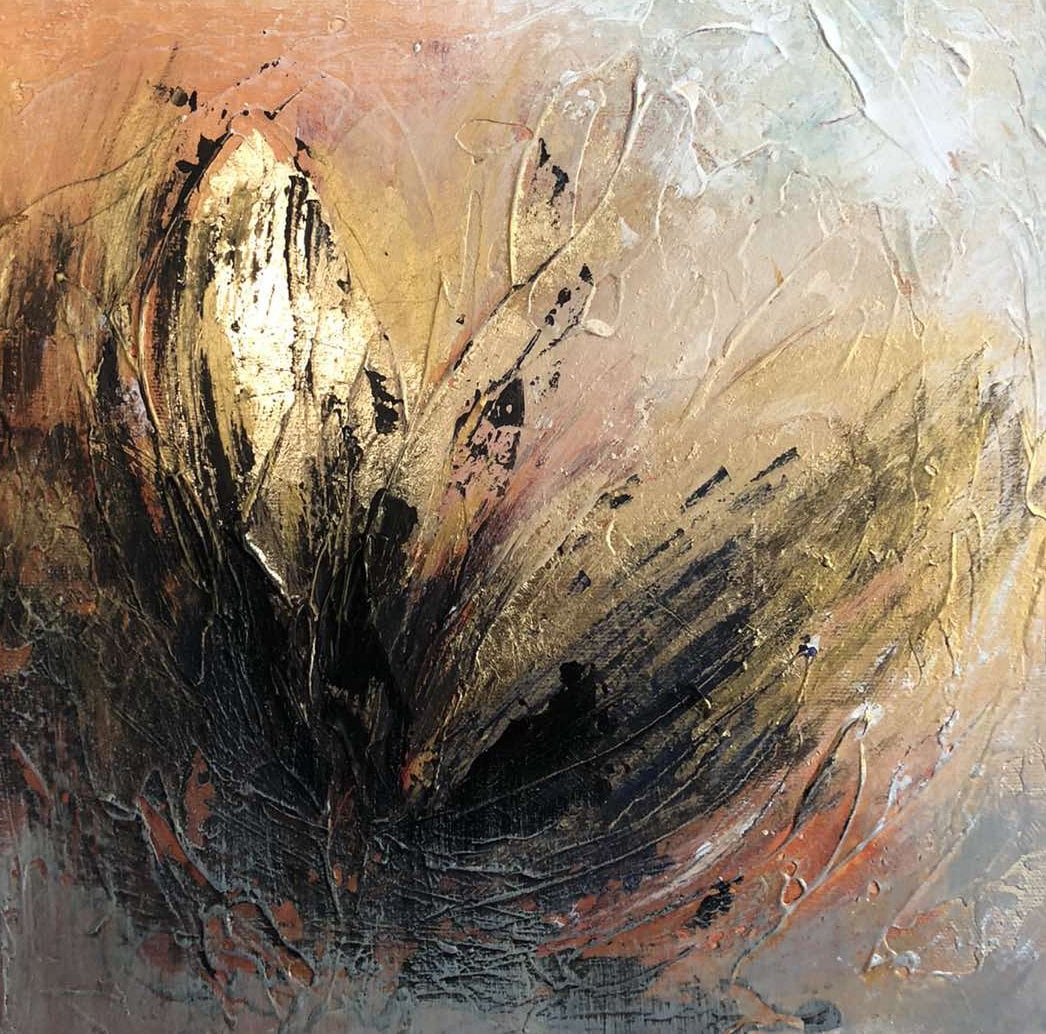 Original Abstract Brown Paintings on Canvas Modern Oil | Etsy