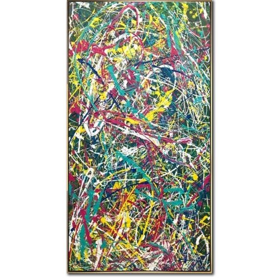 Pinturas Originales De Jackson Pollock Jackson Pollock Shimmering