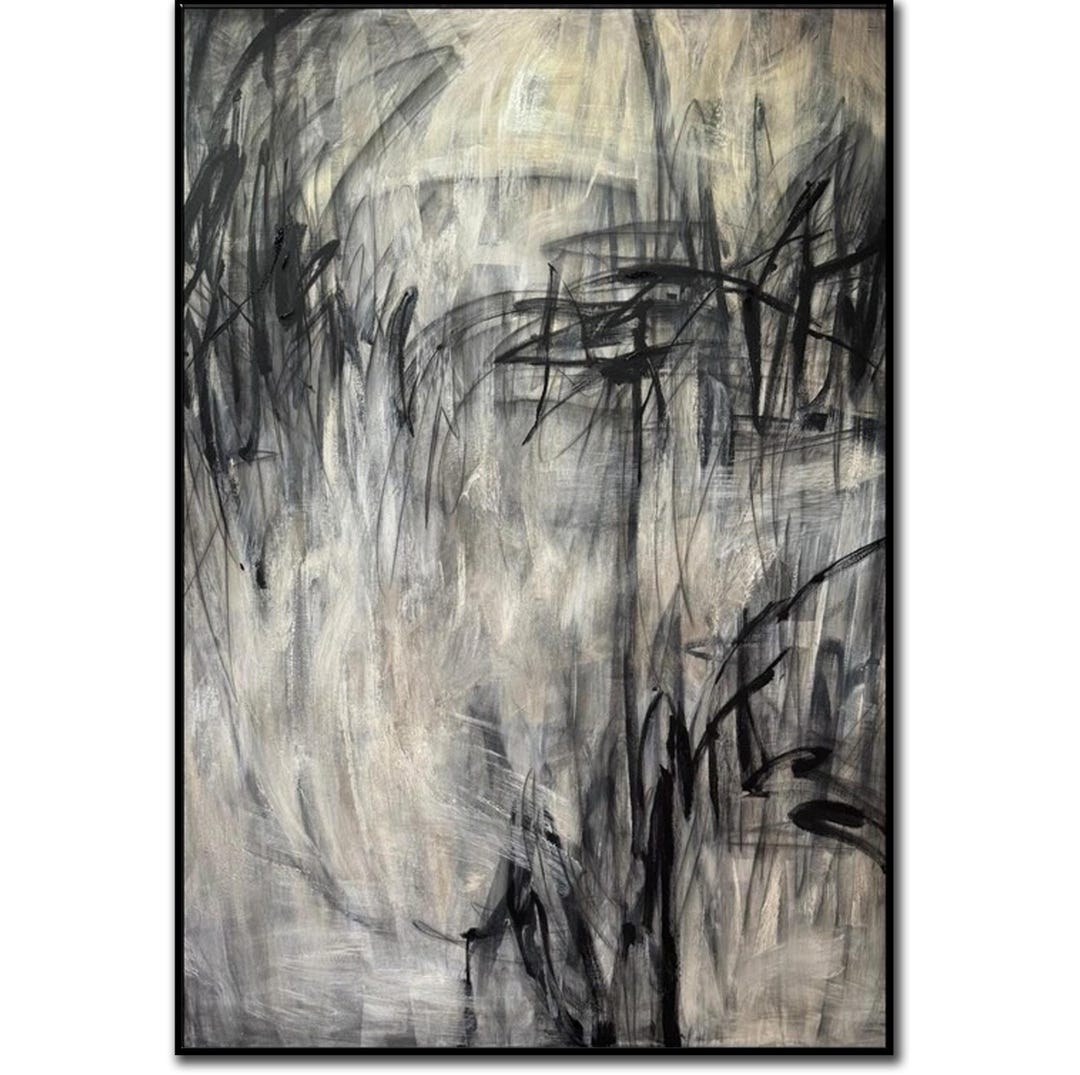 Chaotic Strokes Art Painting Sharp Lines Dynamic Abstraction ...