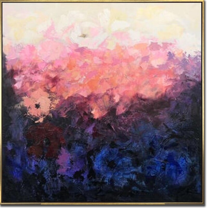 Pink Painting - Etsy