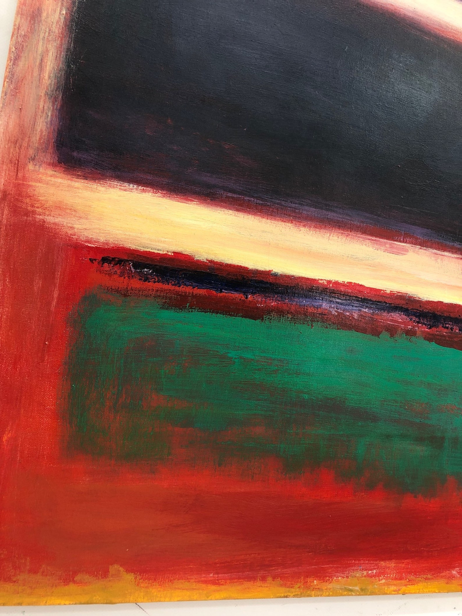 Mark Rothko Paintings On Canvas Abstract Expressionist Art | Etsy