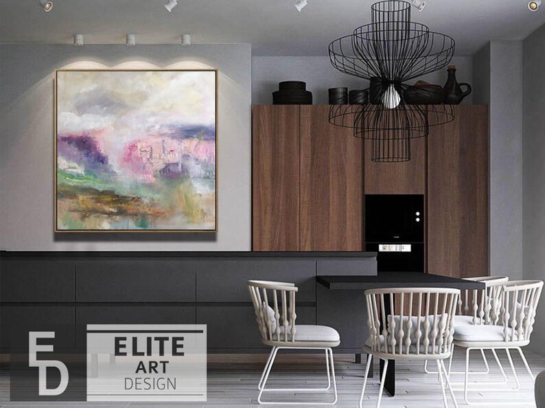 Abstract Landscape Original Nature Paintings on Canvas - Etsy