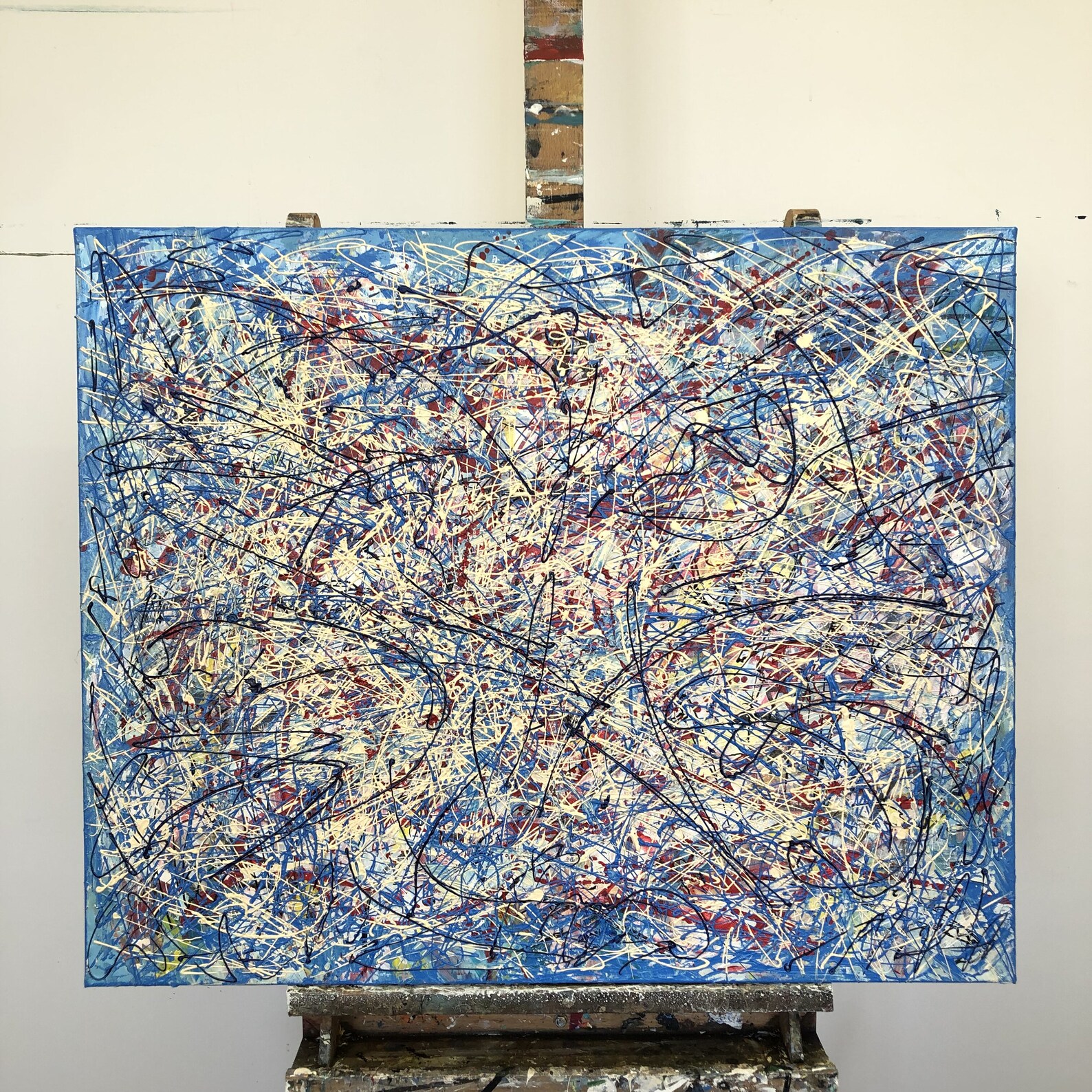 Jackson Pollock Style Paintings on Canvas Urban Fine Art Heavy - Etsy