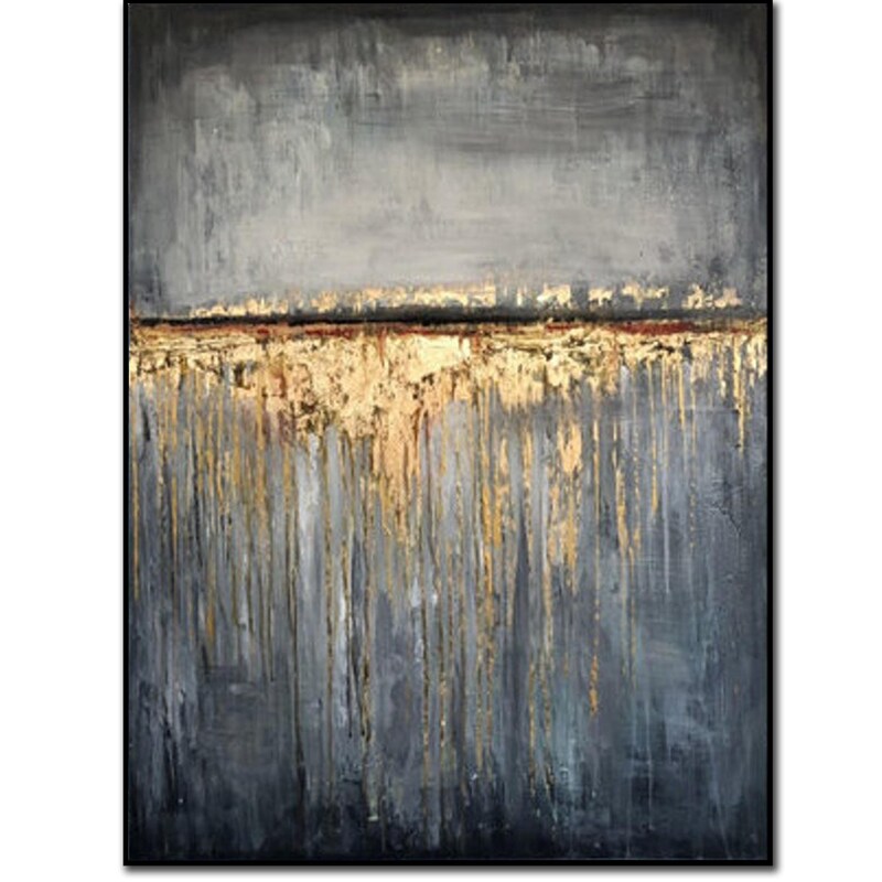 Gray Abstract Art - Etsy