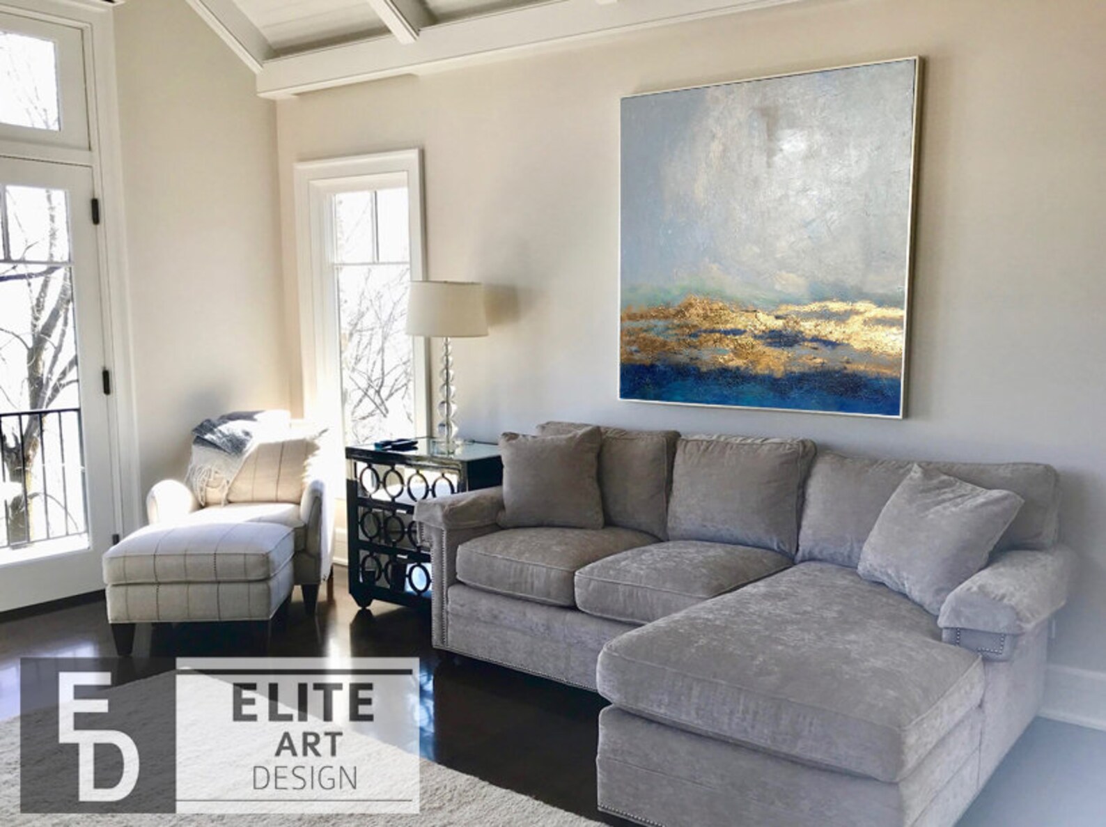 Extra Large Paintings on Canvas Original Oil Painting Gray - Etsy