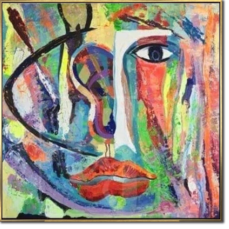 Abstract Face - Etsy