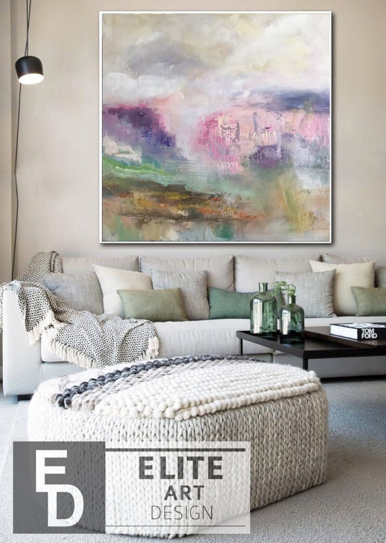 Abstract Landscape Original Nature Paintings on Canvas - Etsy