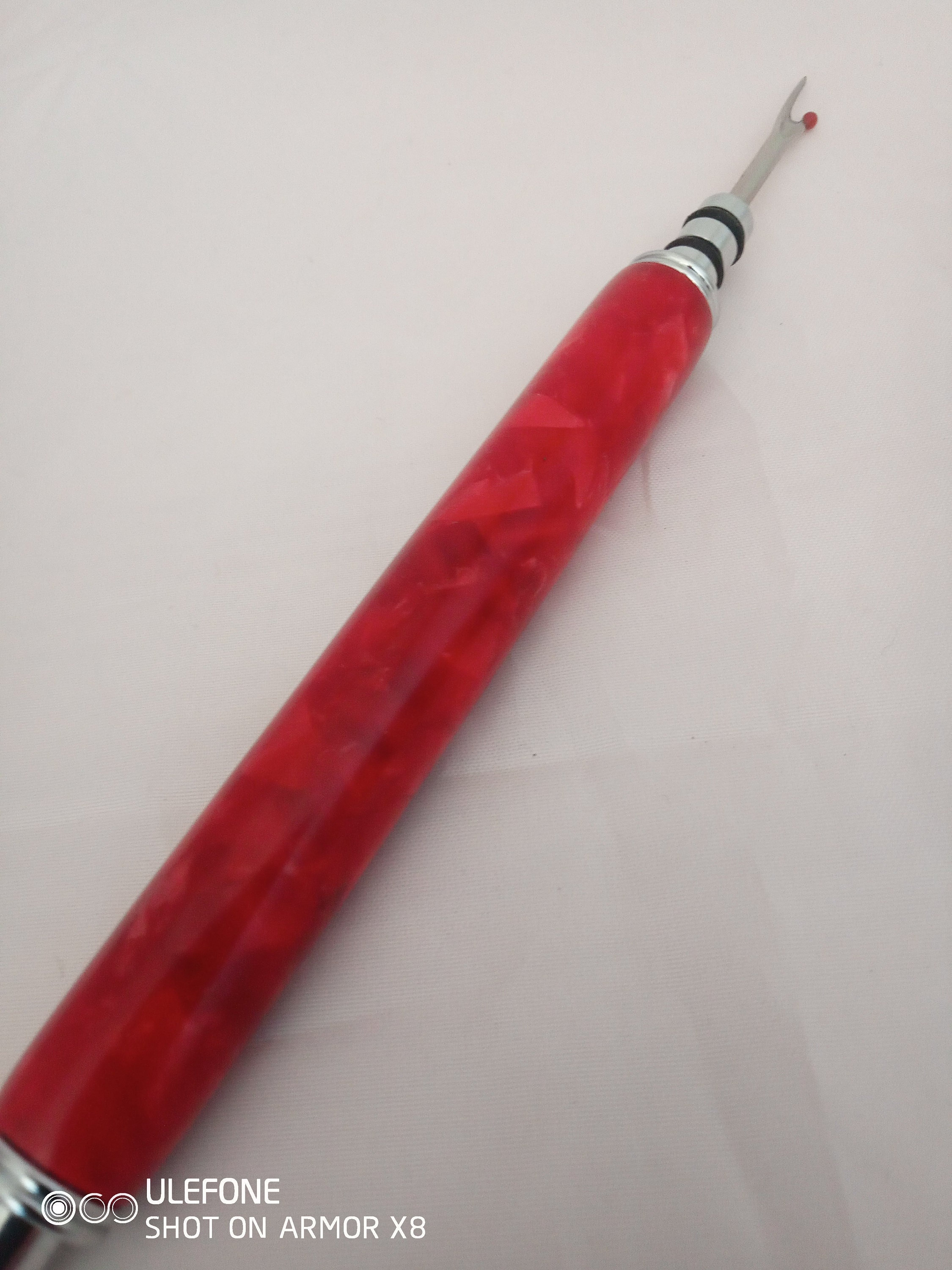 Acrylic hand turned seam ripper you can choose the 2 attachments from ...