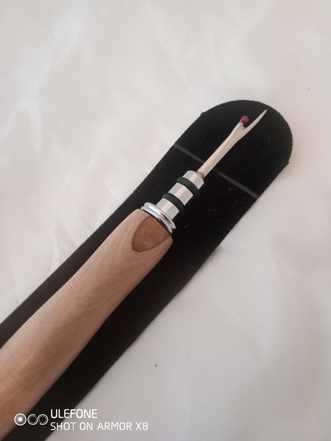 Olive Wood Hand Turned Seam Ripper - You Can Choose the 2 Attachments ...