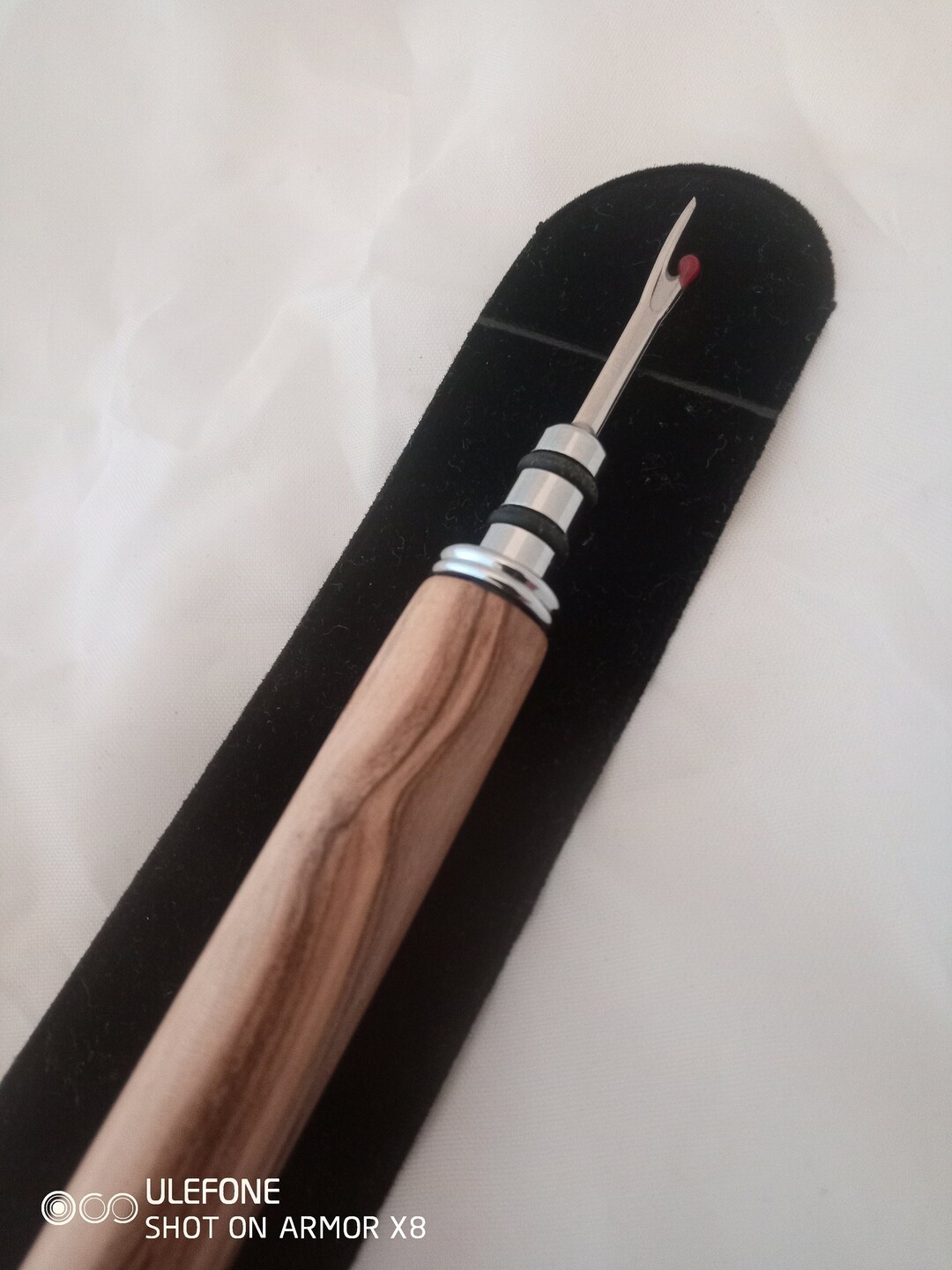 Olive Wood Hand Turned Seam Ripper - You Can Choose the 2 Attachments ...