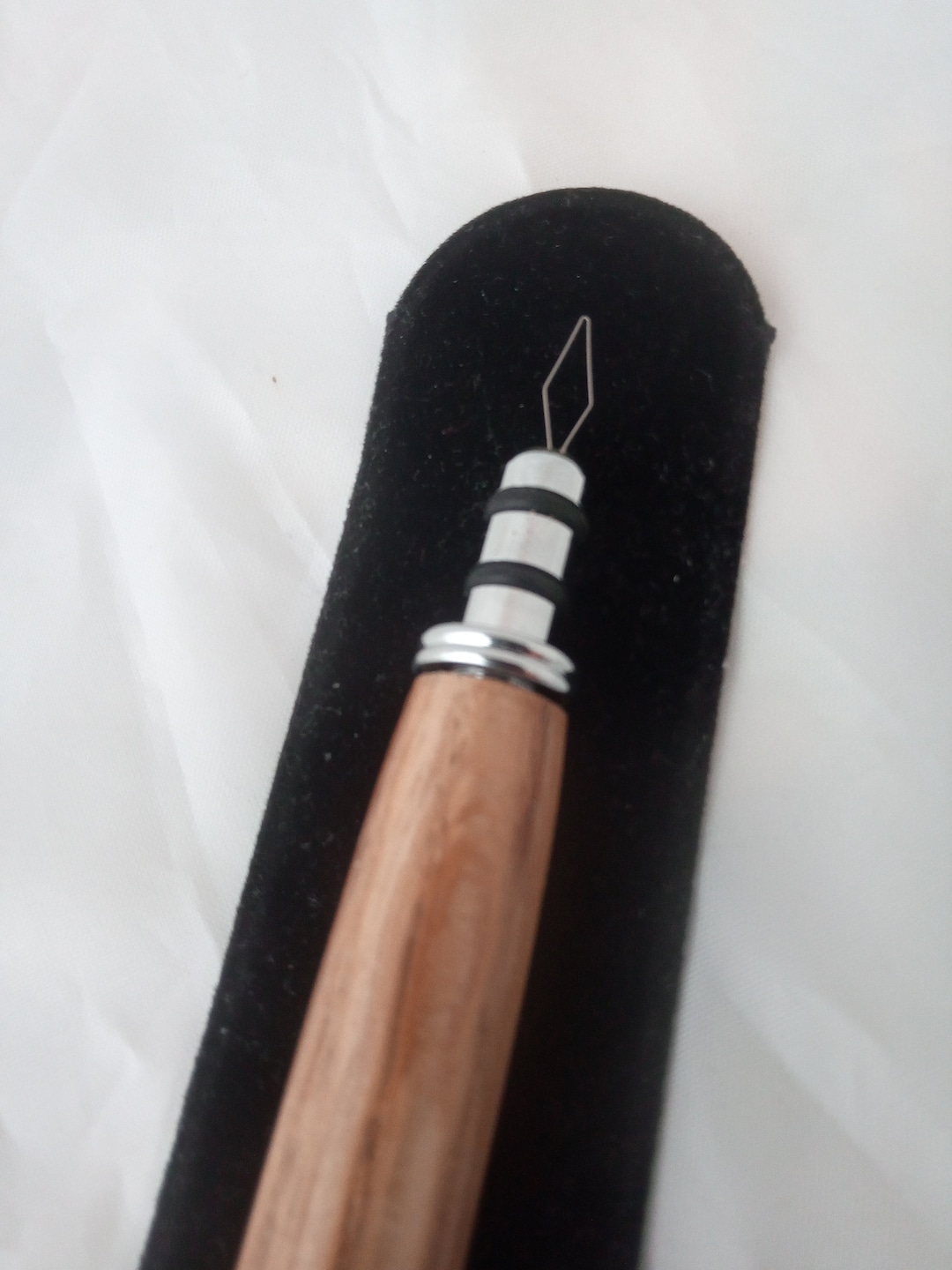 Olive Wood Hand Turned Seam Ripper You Can Choose the 2 Attachments ...