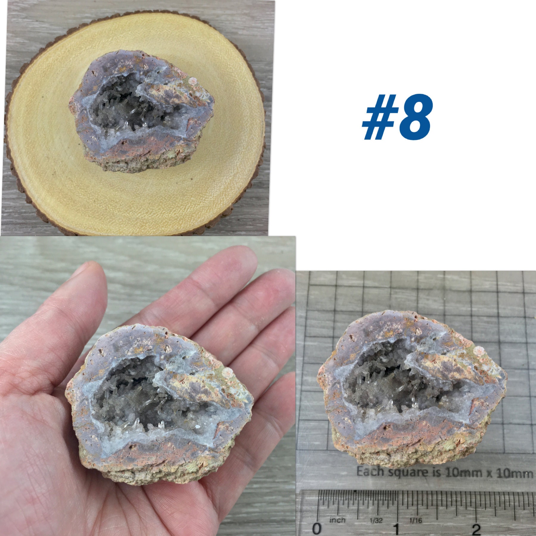 Agate Geodes from British Columbia Canada Natural No Dyes | Etsy