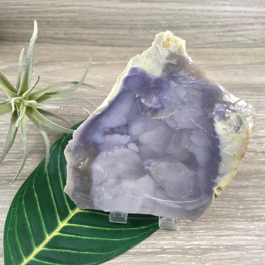 3" Morocco Ghost Seam Agate Slab - Natural, No Dyes, Unpolished ...