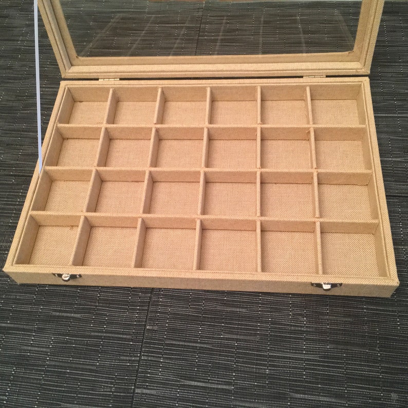 BIG Elegant Crystals Storage Box With 25 Partitions - Etsy