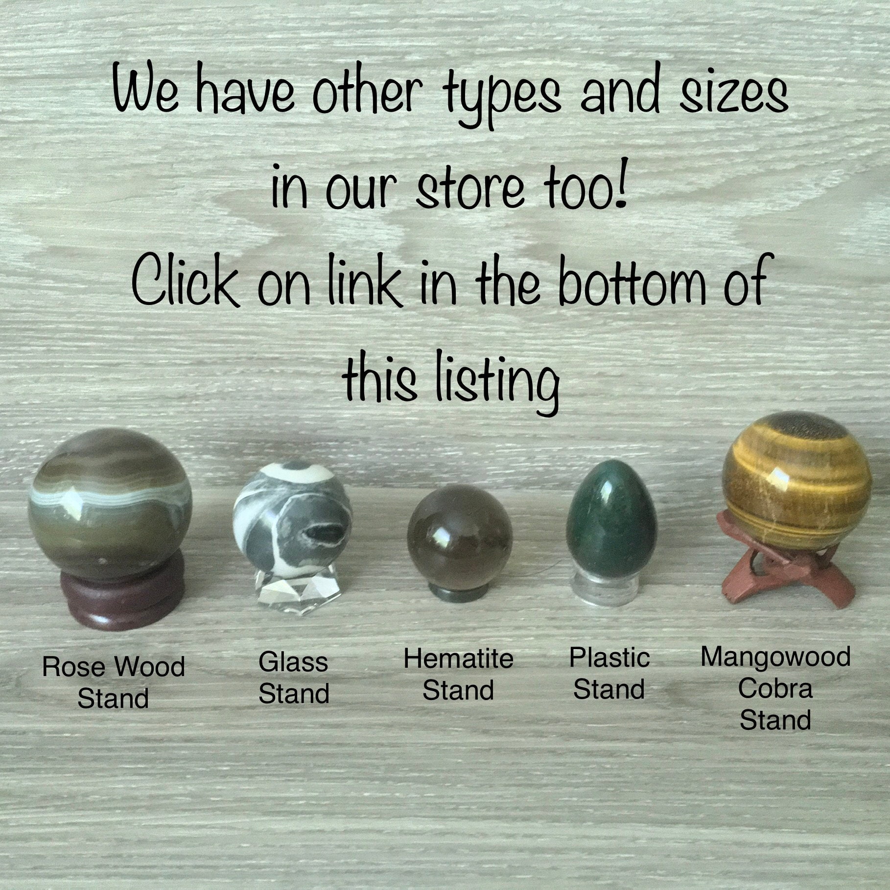 Elegant Glass Sphere Stands for Crystal Spheres and Eggs 3 | Etsy