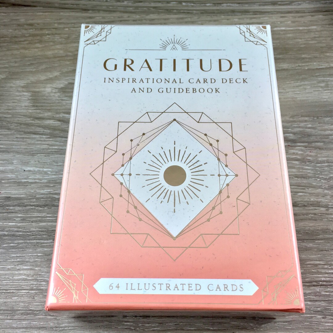 Gratitude: Inspirational Card Deck and Guidebook Hardcover – by Caitlin ...