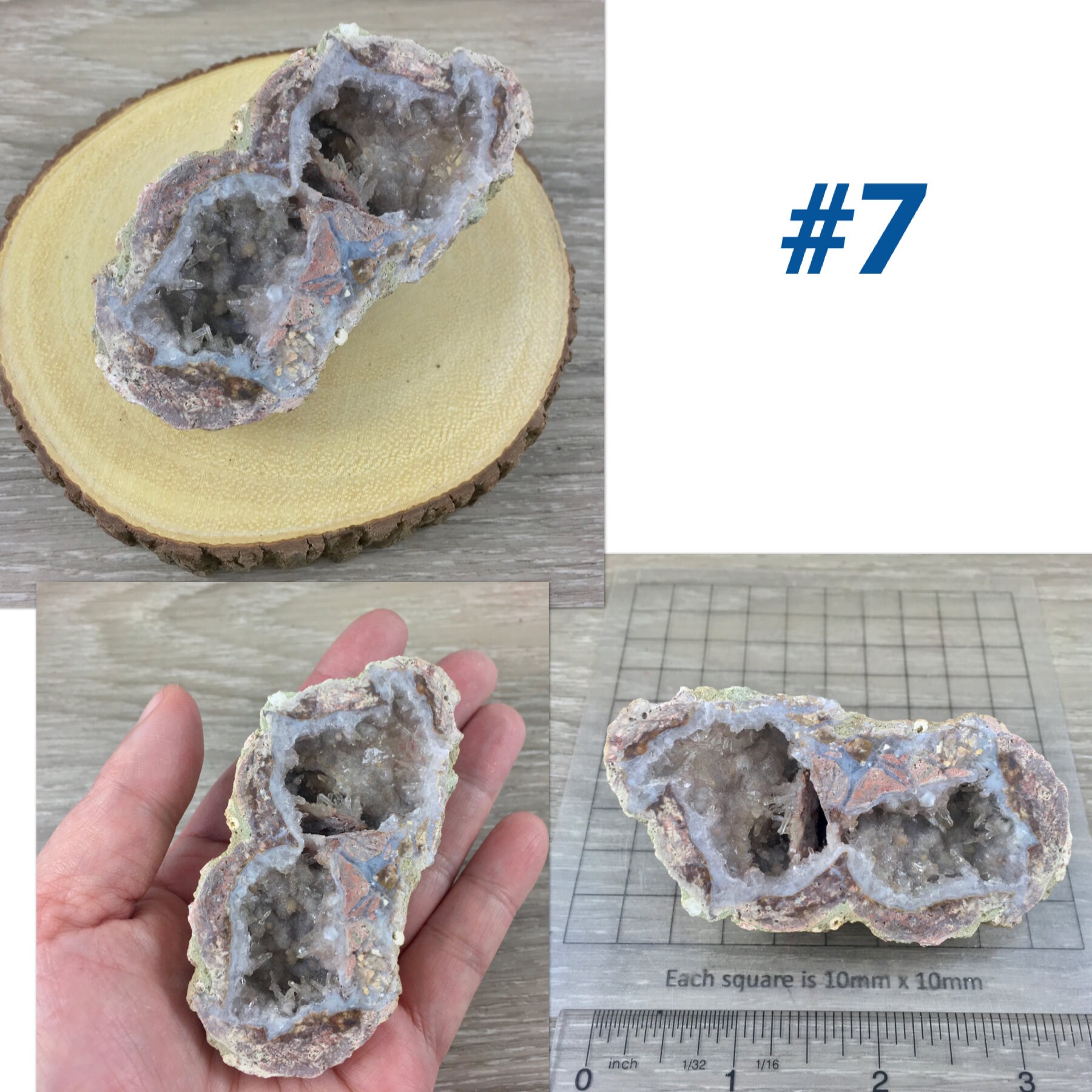 Agate Geodes from British Columbia Canada Natural No Dyes | Etsy