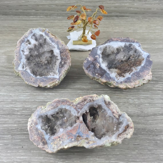 Rocks & Geodes Home & Living Geode Brazilian polished 3” rock mineral ...
