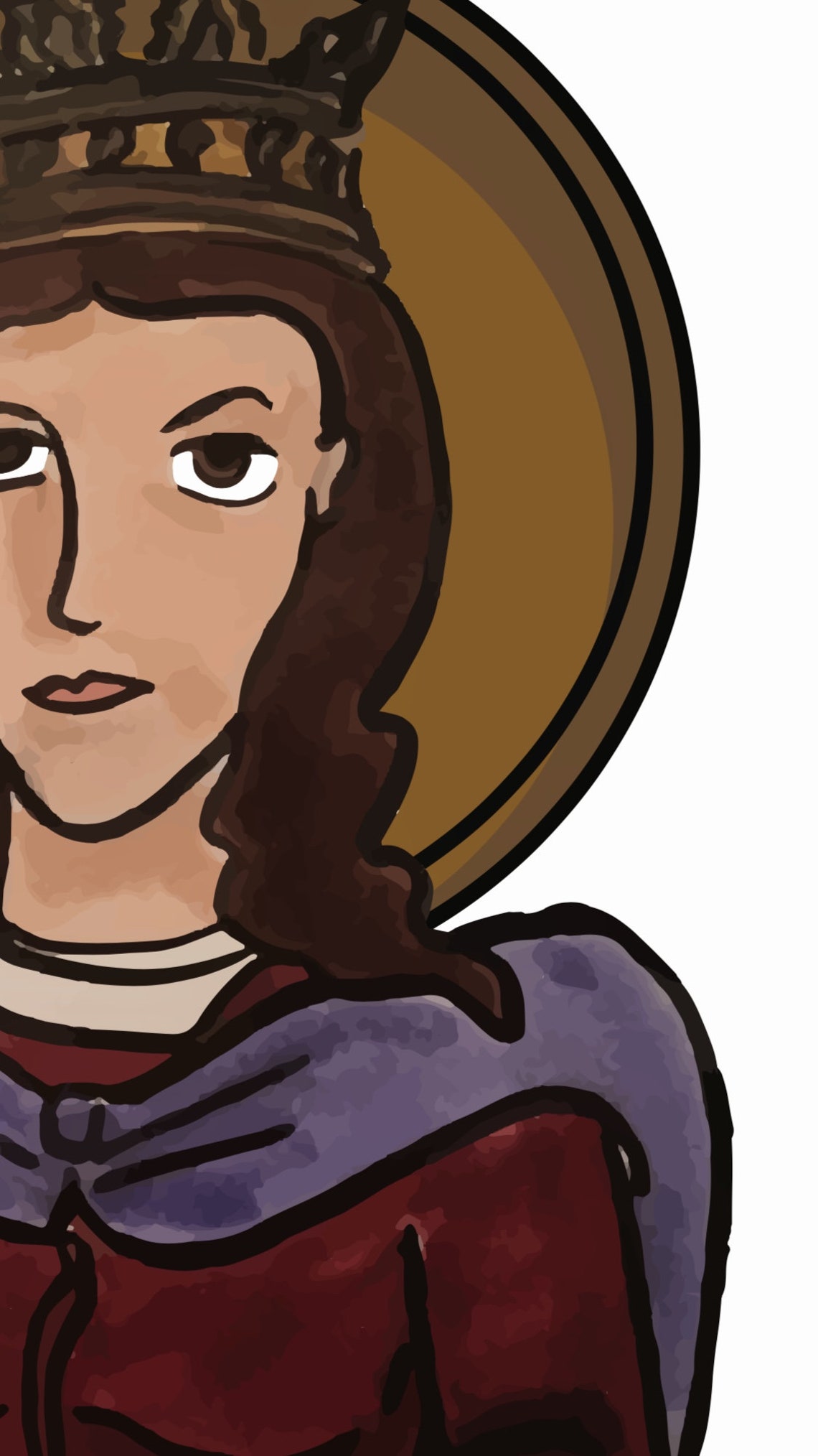 St. Barbara Print (patron Saint of Artillerymen) - Etsy