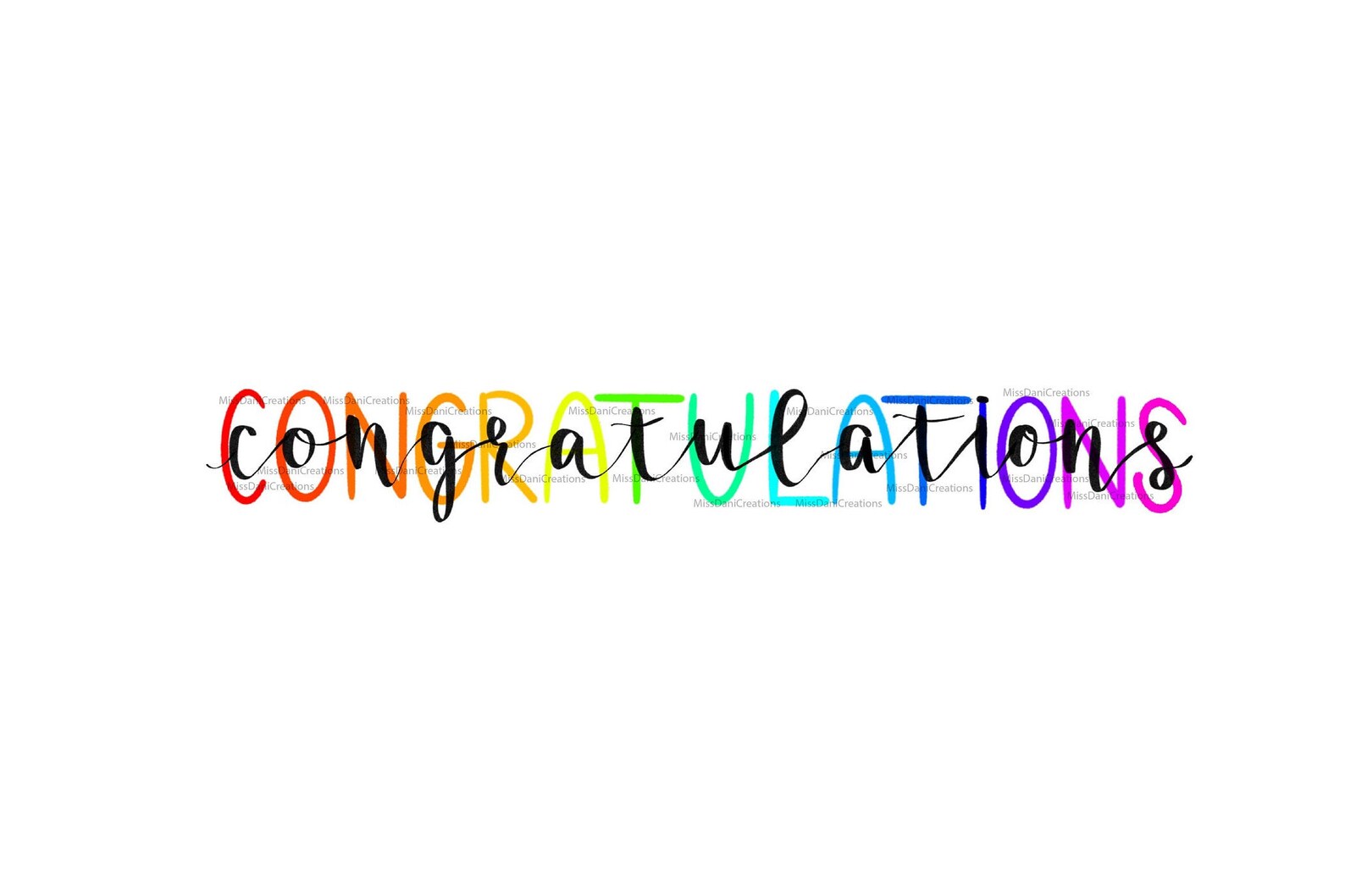Congratulations SVG File - Etsy