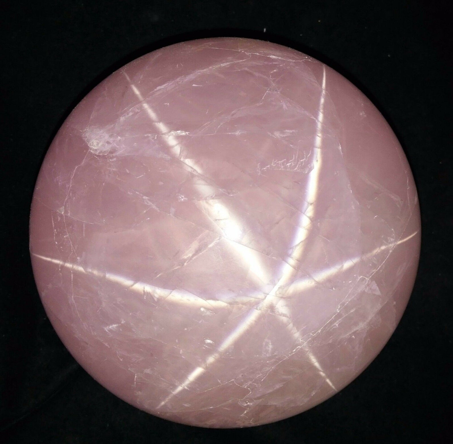 9.02lb Rare Huge Natural Star Rose Quartz Crystal Sphere - Etsy