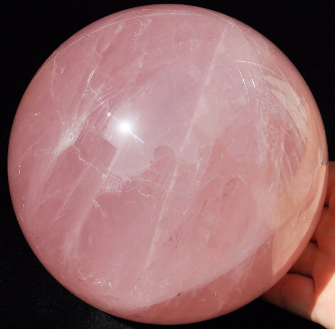 9.02lb Rare Huge Natural Star Rose Quartz Crystal Sphere - Etsy