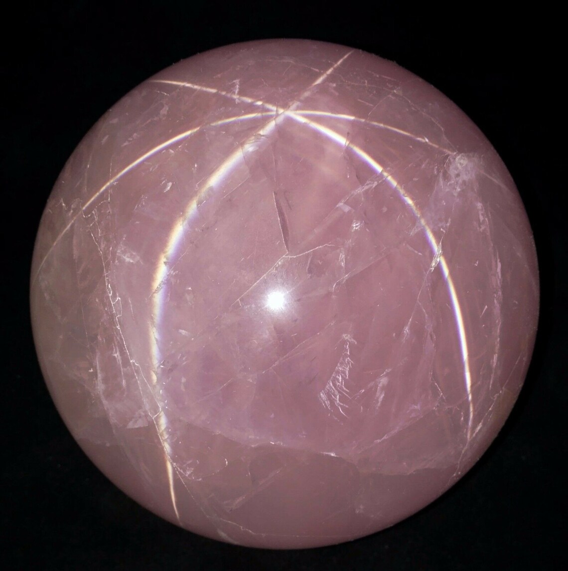 9.02lb Rare Huge Natural Star Rose Quartz Crystal Sphere - Etsy